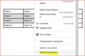 Cheatsheet - How to make a table in Google docs | Wrap text around the table in Google docs ...