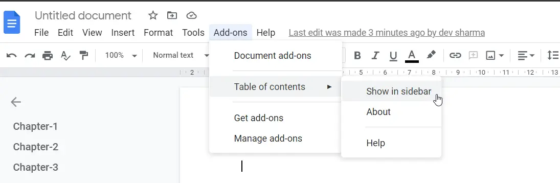 2 Easy Methods - How to Make a Table of Contents in Google Docs ...